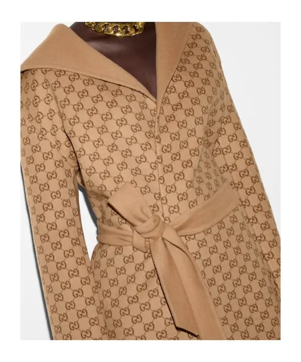 Gucci Reversible Gg Logo Coat