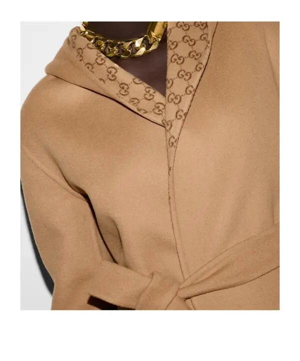 Gucci Reversible Gg Logo Coat