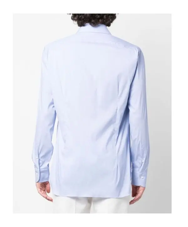 BARBA NAPOLI Button-up Stretch-cotton Shirt