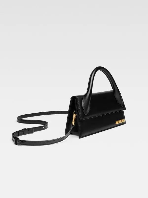 Jacquemus Le Chiquito Long Top Handle Bag - Black