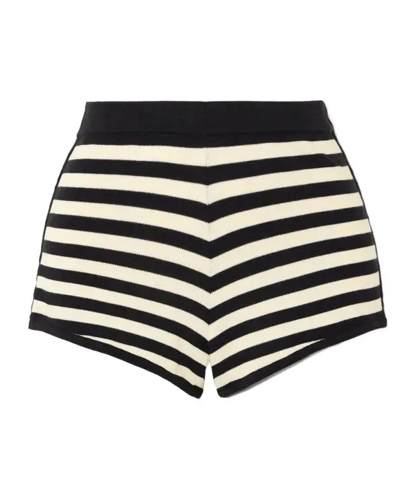 Posse Striped Shorts - Black
