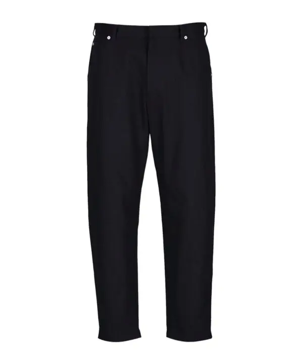 Prada Triangle Logo Tapered Jeans - Black
