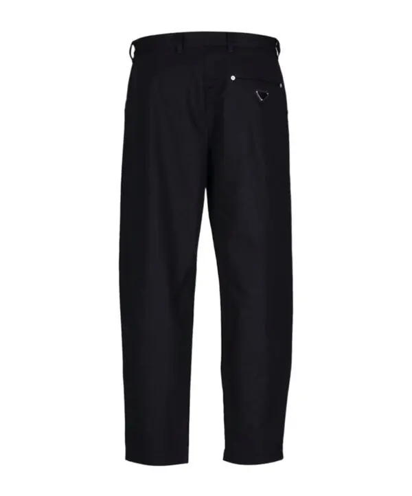 Prada Triangle Logo Tapered Jeans - Black