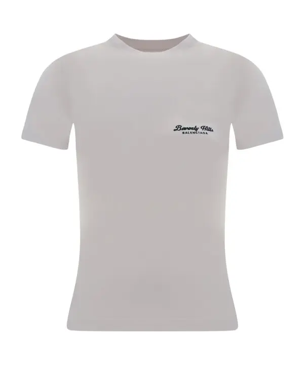 Balenciaga Beverly Hills Fitted T-shirt - Gray