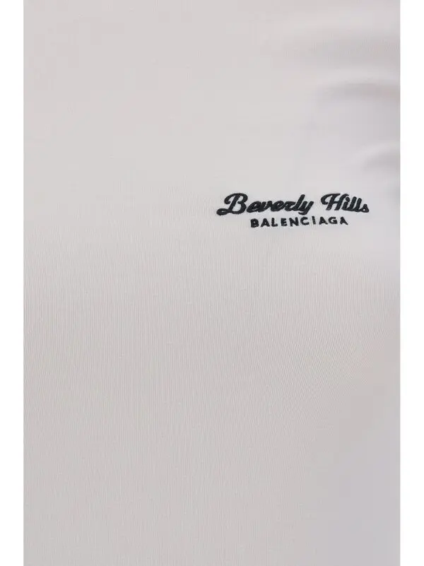 Balenciaga Beverly Hills Fitted T-shirt - Gray