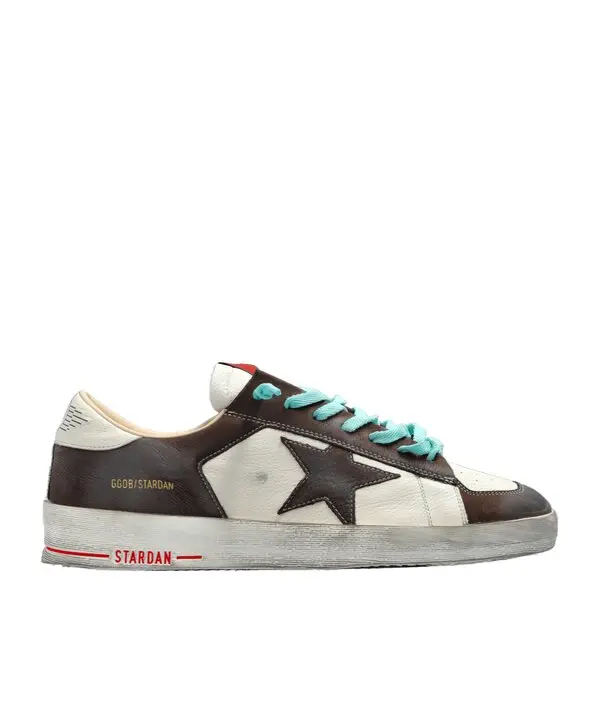 GOLDEN GOOSE Star Detail Leather Sneakers - Black