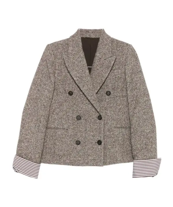 Brunello Cucinelli Double-breasted Blazer - Brown