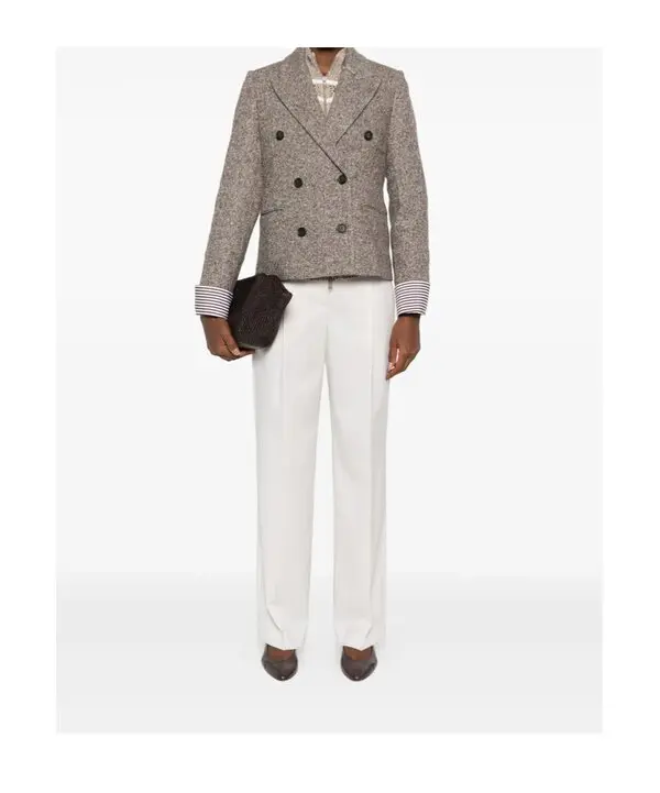 Brunello Cucinelli Double-breasted Blazer - Brown