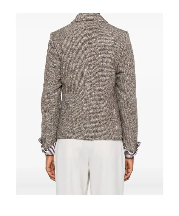 Brunello Cucinelli Double-breasted Blazer - Brown