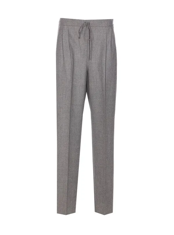 Max Mara Gitti Drawstring Trousers - Gray