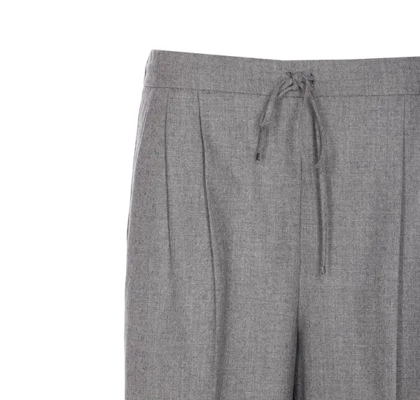 Max Mara Gitti Drawstring Trousers - Gray