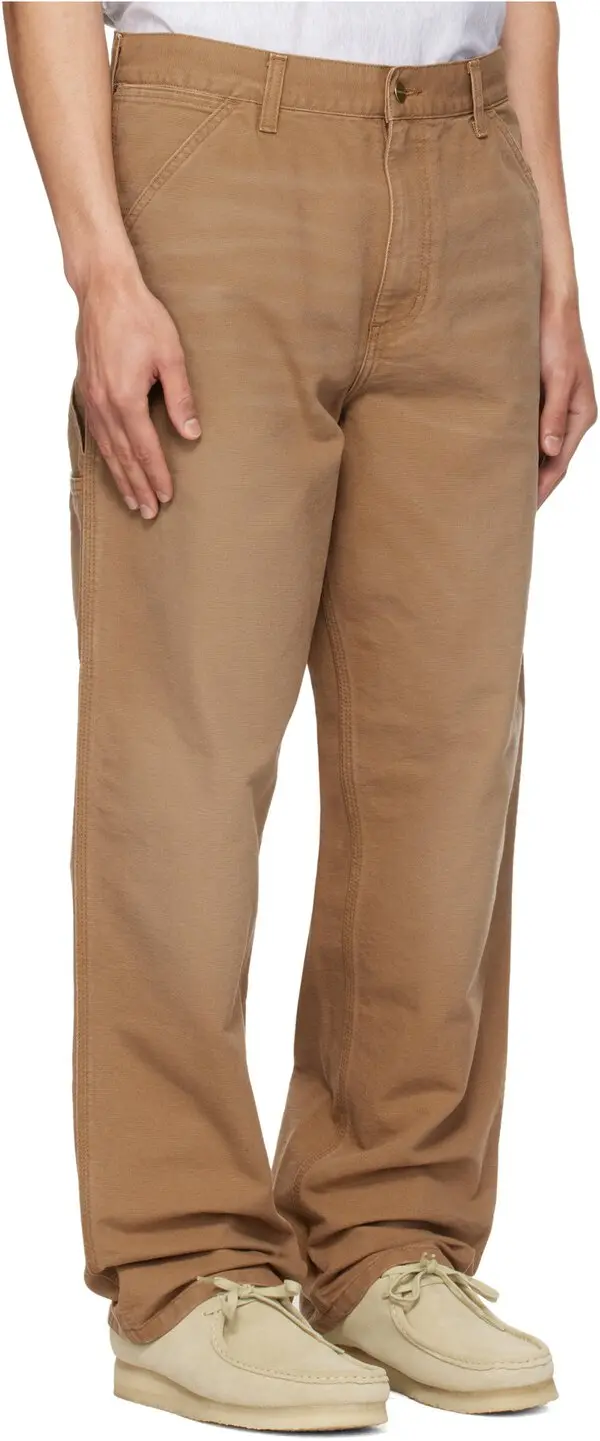 Carhartt Work In Progress Patch Detail Trousers - Brown