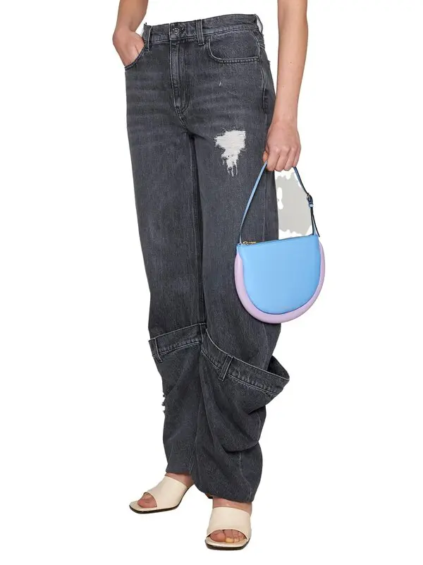 J.W.ANDERSON Jw Anderson Logo Patch Distressed Jeans