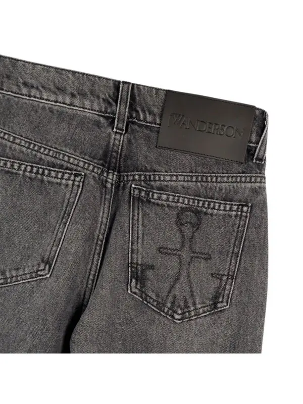 J.W.ANDERSON Logo Patch Distressed Jeans