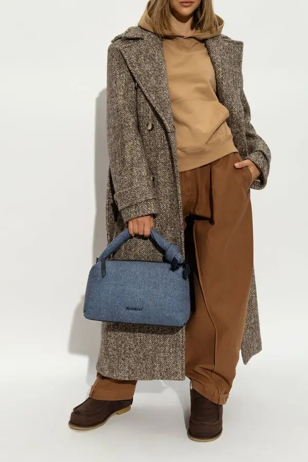 J.W.ANDERSON Shearling-lined Suede Boots - Brown