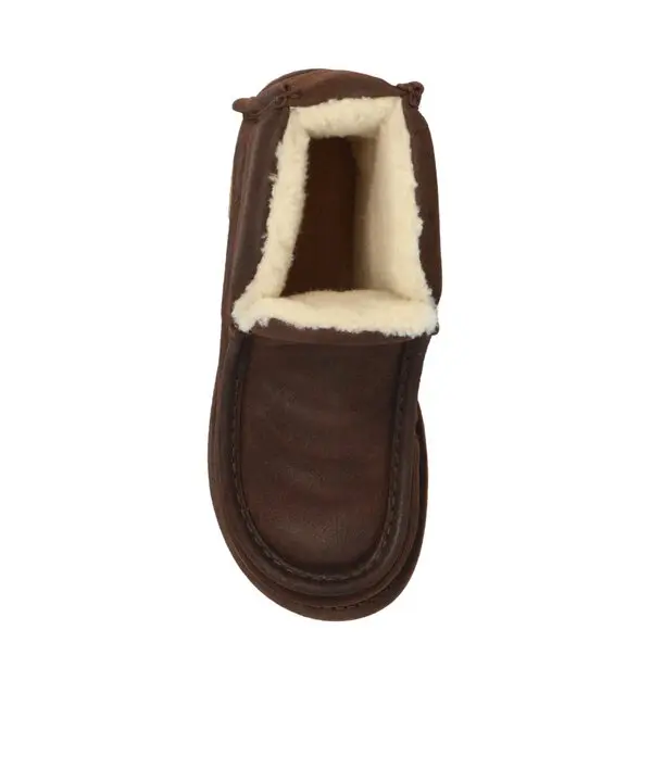 J.W.ANDERSON Shearling-lined Suede Boots - Brown