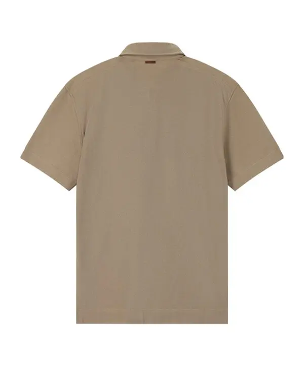 Zegna Chest Pocket Polo Shirt - Brown