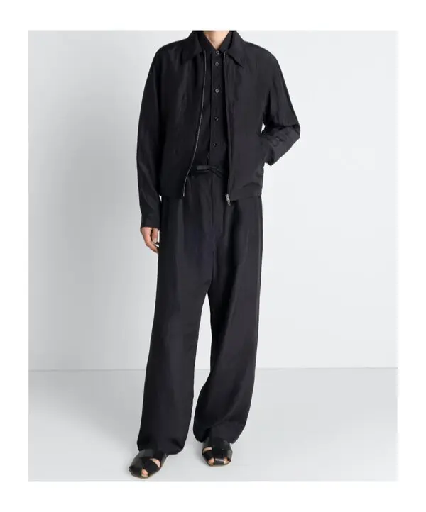 LEMAIRE Short Zip-up Jacket - Black