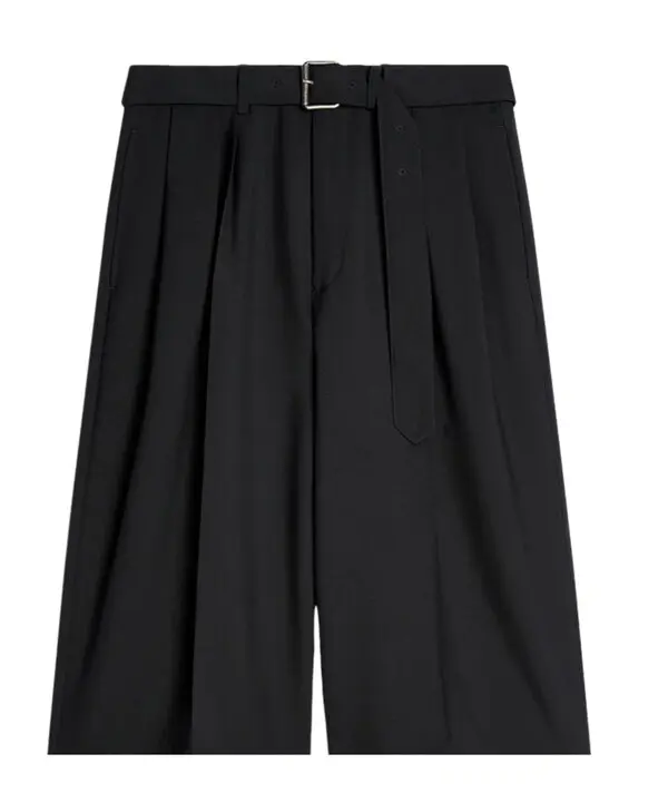 Dries Van Noten Belted Pleated Shorts