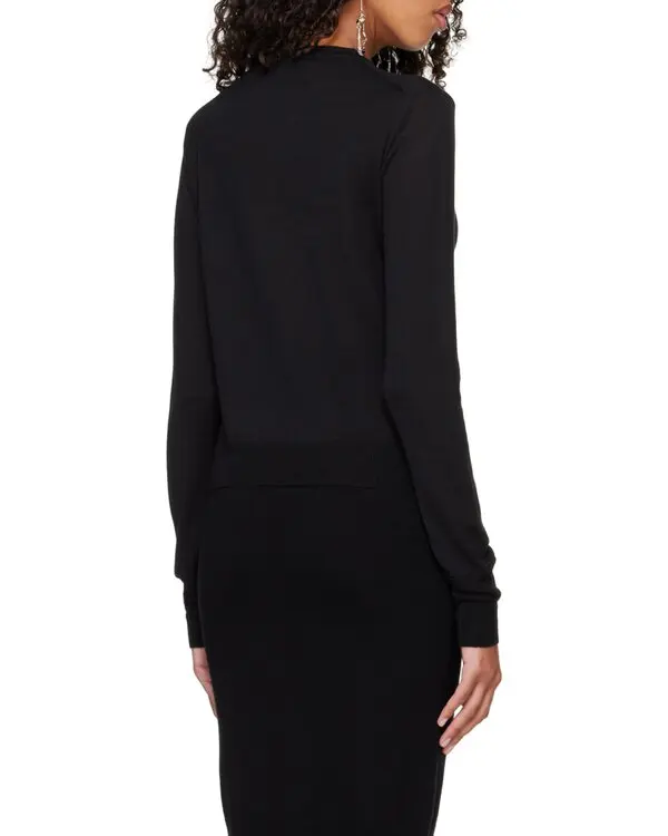 VIVIENNE WESTWOOD Orb Embroidered Knit Pullover - Black
