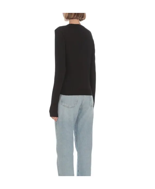 VIVIENNE WESTWOOD Orb Embroidered Knit Pullover - Black