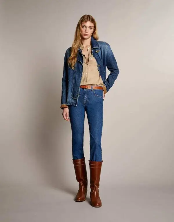 FAY Hook-closure Denim Jacket