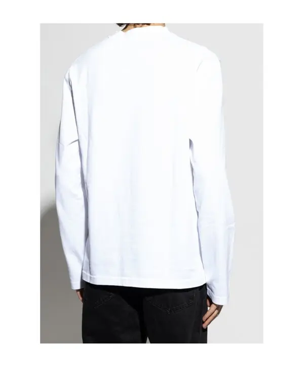 Jacquemus Le T-shirt Gros Grain Crewneck T-shirt - White