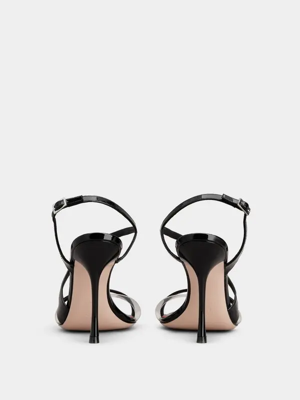 ROGER VIVIER I Love Vivier" Pvc And Patent Leather Sandals