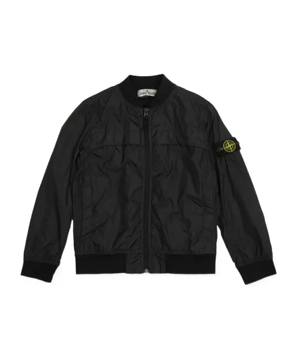 Stone Island Compass-badge Bomber Jacket - Black