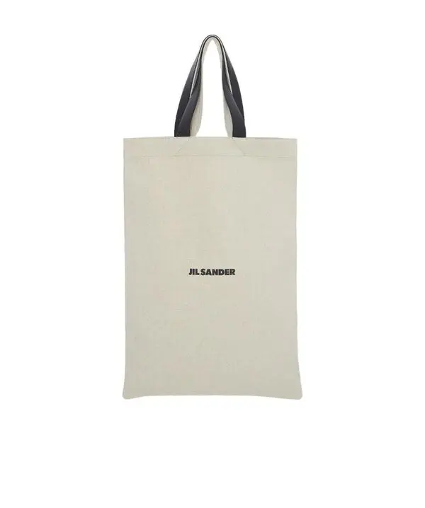 JIL SANDER Large Flat Shopper Tote - Nude
