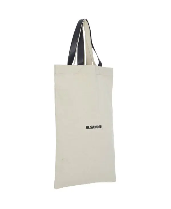 JIL SANDER Large Flat Shopper Tote - Nude