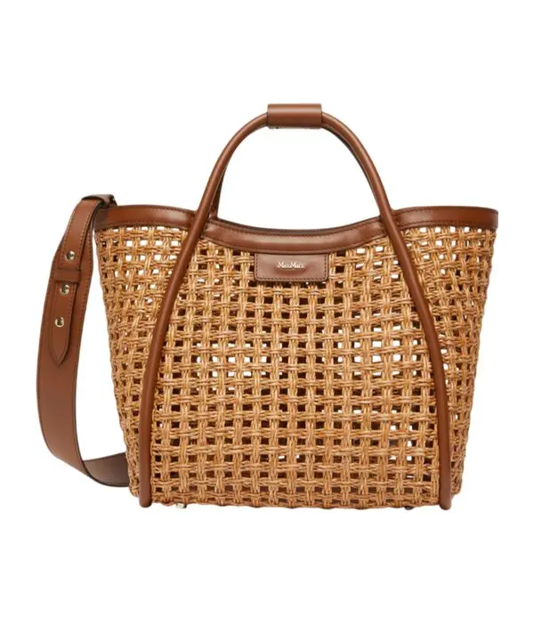 Max Mara Small Marine Tote Bag - Beige