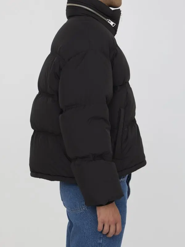 AMI Paris De Coeur Quilted Puffer Jacket - Black