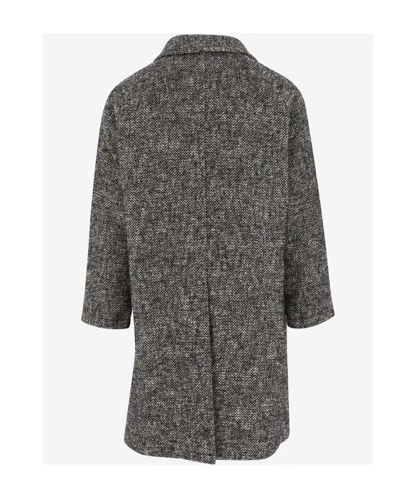 Tagliatore Long-sleeved Coat - Grey