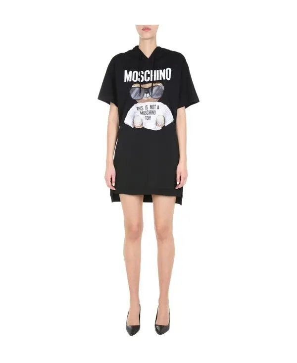 Moschino Micro Teddy Bear Jersey Dress