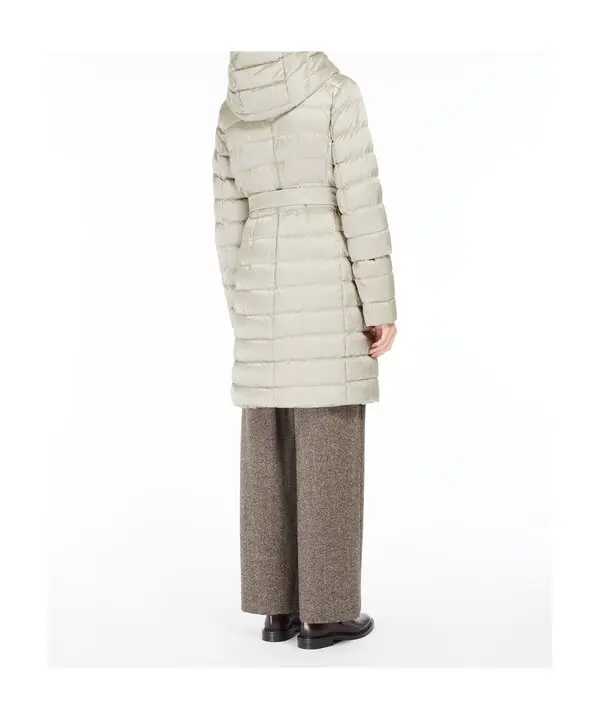 Max Mara Novef Quilted Down Coat - Nude