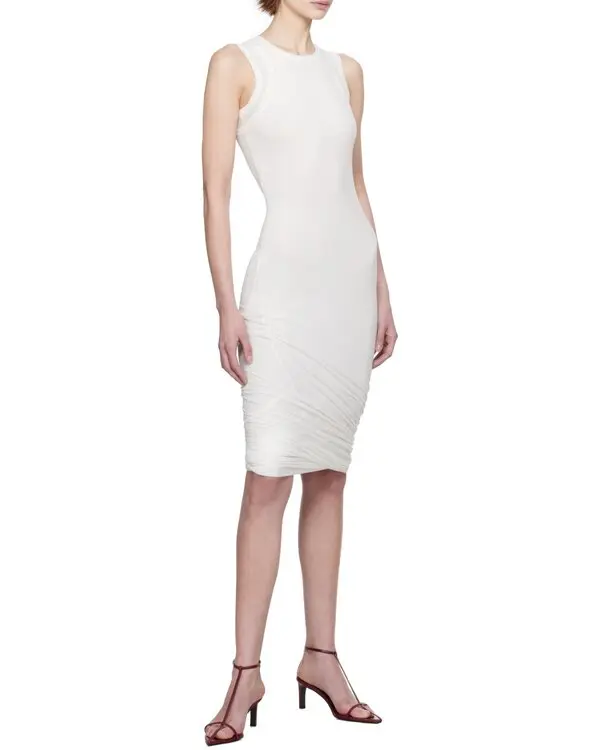 JIL SANDER Crewneck Sleeveless Midi Dress