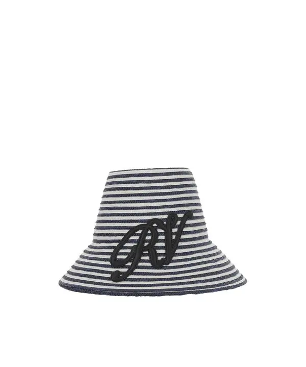 ROGER VIVIER Raffia Hat - Black