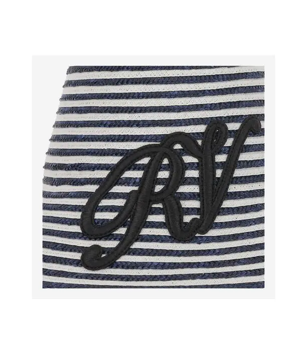ROGER VIVIER Raffia Hat - Black