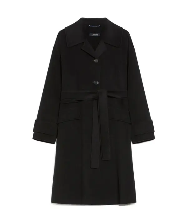 Max Mara Carla Belted Coat - Black