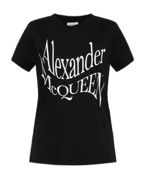 Alexander McQueen Logo Printed Crewneck T-shirt