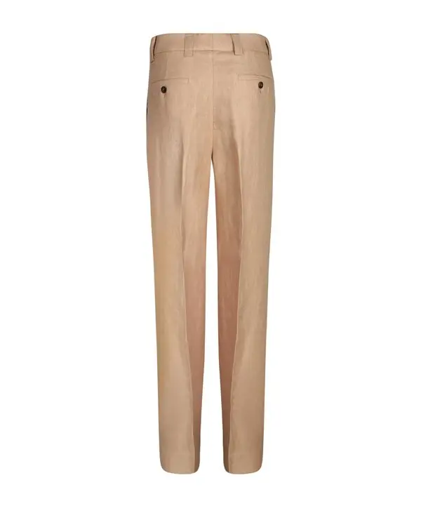 Incotex High-waist Wide-leg Tailored Pants - Beige