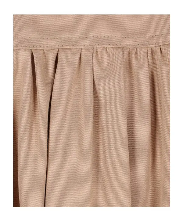Chloé Gathered Boule Jacket In Organic Cotton - Nude