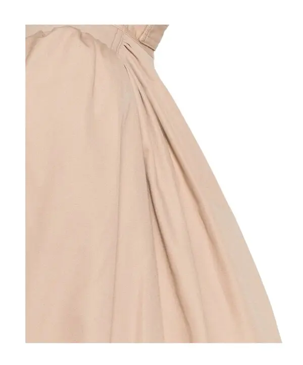 Chloé Gathered Boule Jacket In Organic Cotton - Nude