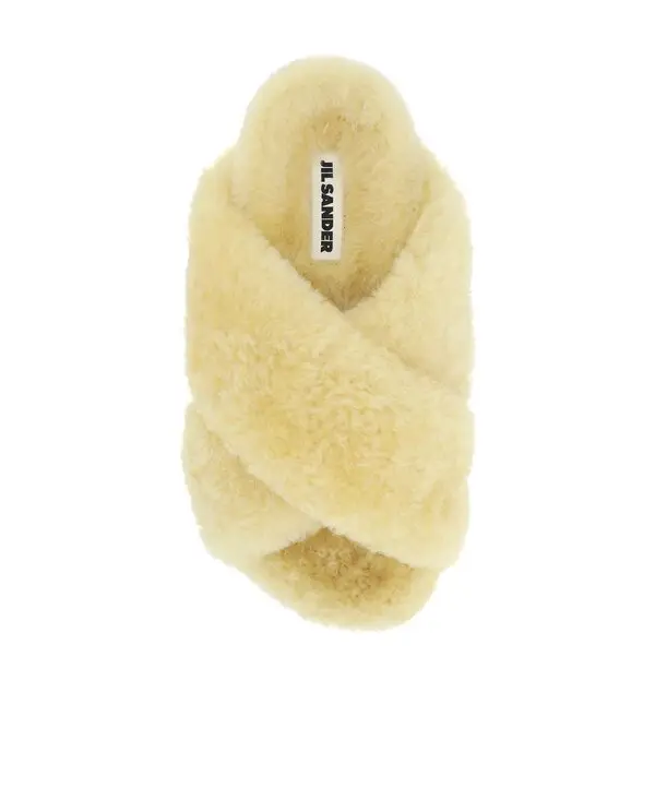JIL SANDER Plush Slippers