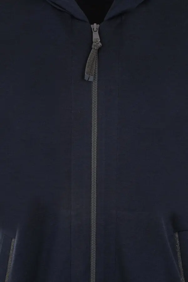 Brunello Cucinelli Zipped Long Sleeved Hoodie