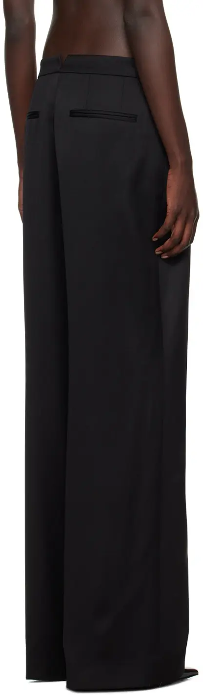Givenchy Pleat Tailored Trousers - Black