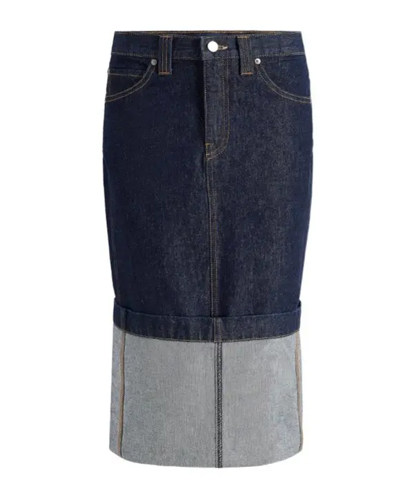 Khaite Kilian Skirt - Indigo