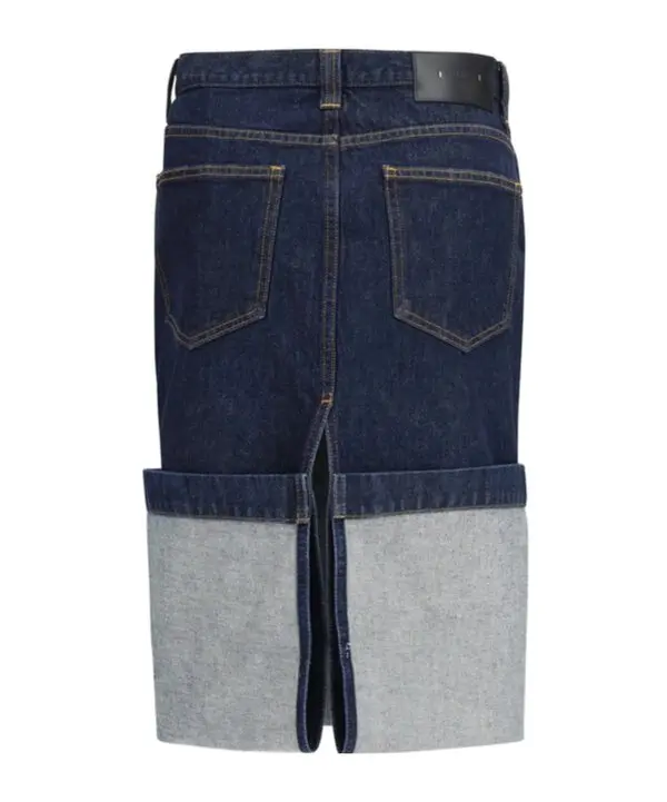 Khaite Kilian Skirt - Indigo