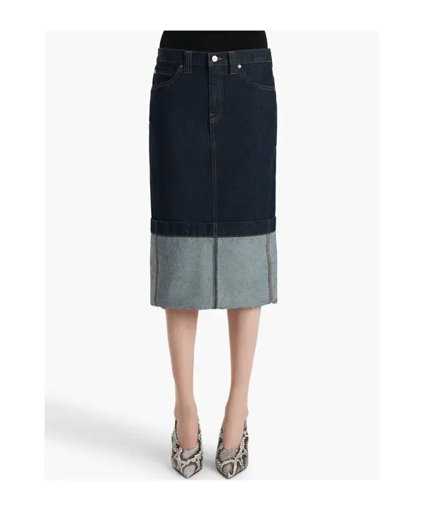 Khaite Kilian Skirt - Indigo